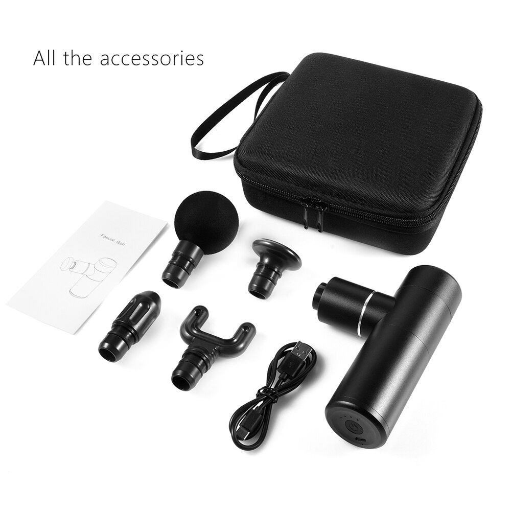 Portable Fascial Gun Massage Gun Muscle Massager V Grandado