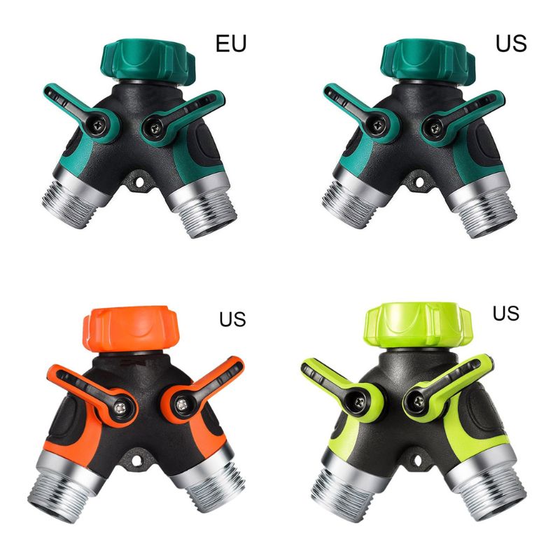 2 Way Heavy Duty Garden Tap Hose Splitter Y Connec... – Vicedeal