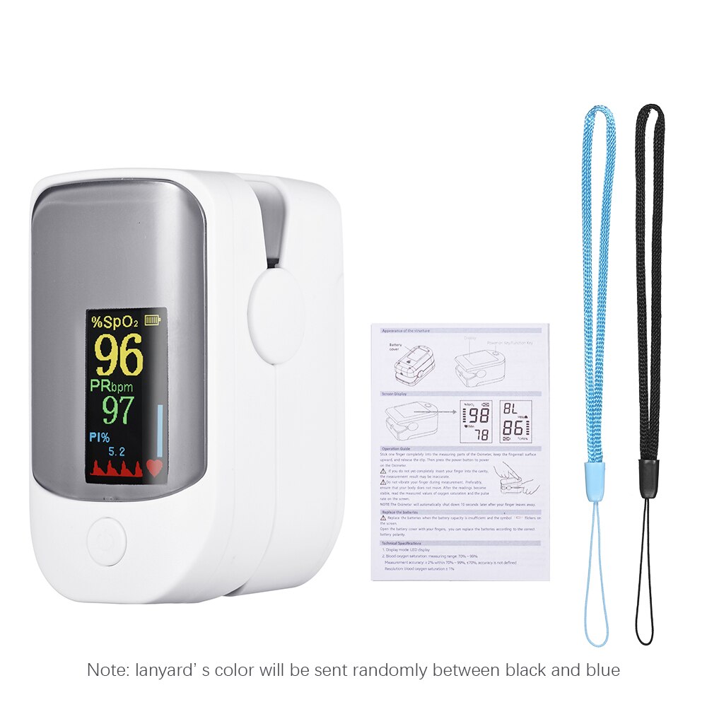 Fingertip Pulse Oximeter Blood Oxygen Saturation &... – Vicedeal