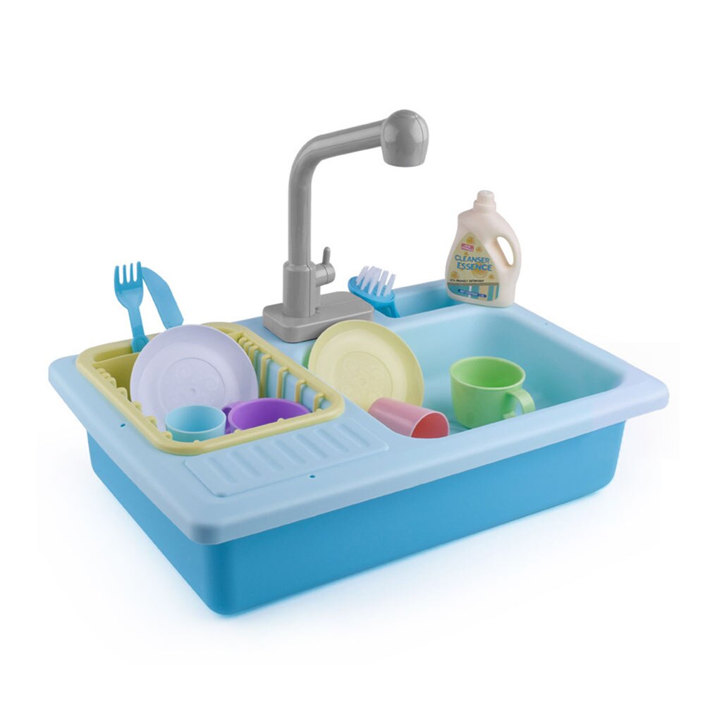 Kids Electric Dishwasher Playing Sink with Running... – Grandado
