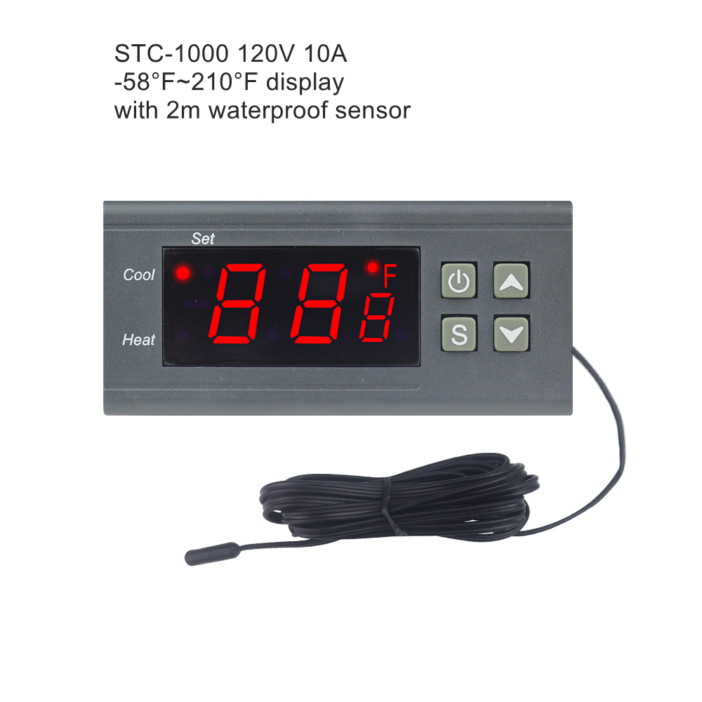STC-1000 STC-3008 Dual Digital Thermostat Temperat... – Vicedeal