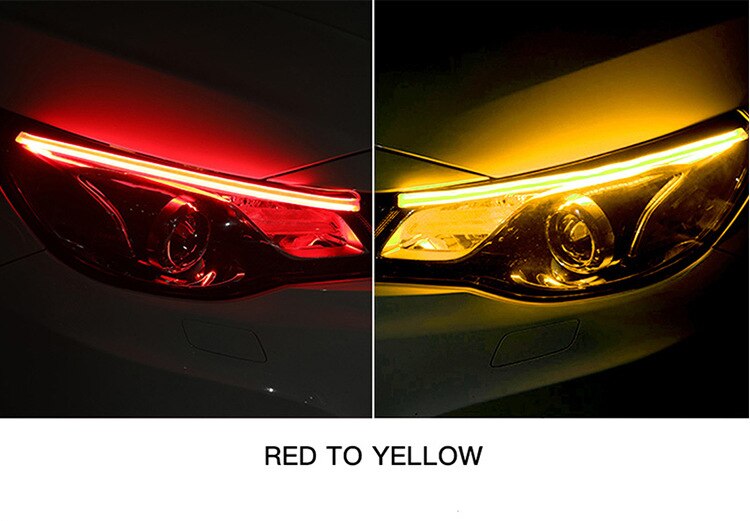 2pcs Car LED DRL Lamp Strip Car Daytime Running Li... – Grandado