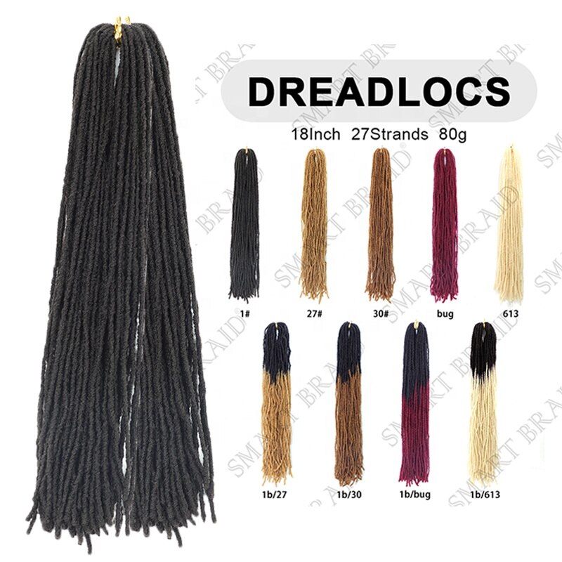 18 Inch Sister Locks Hair Extensions Pure omber co... – Vicedeal