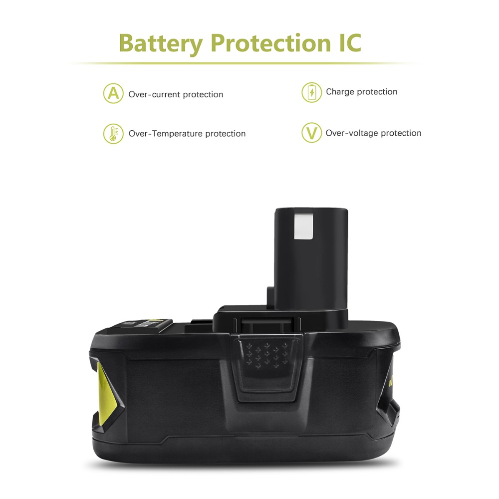 High Capacity 18V 9800mAh Li-Ion For Ryobi P108 RB... – Vicedeal