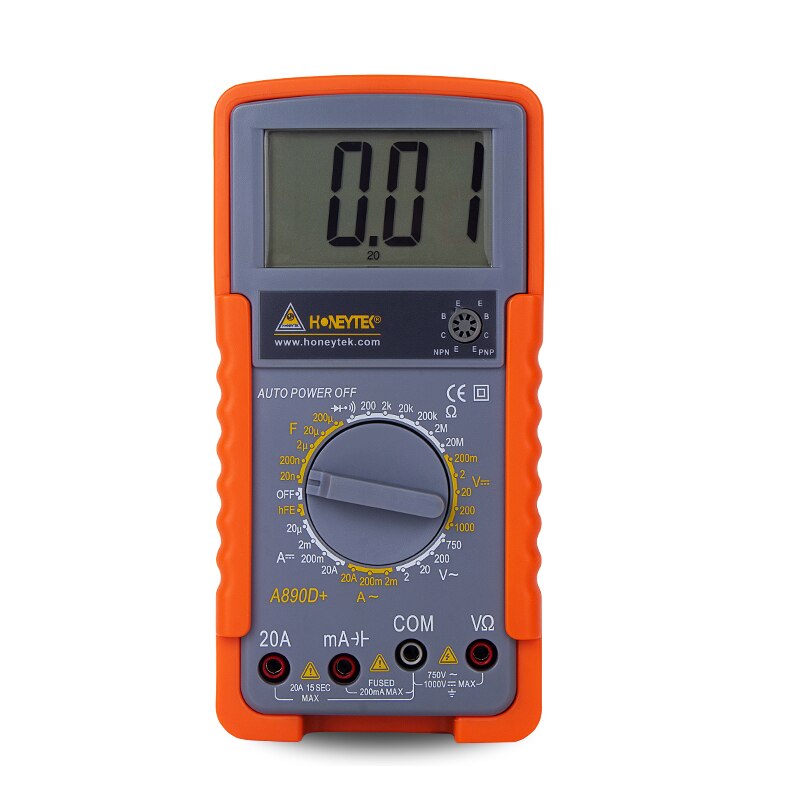 HONEYTEK Digital multimeters ESR Capacitor Tester ... – Grandado
