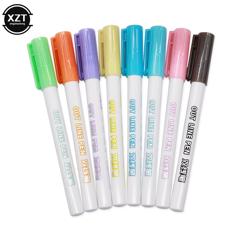 Rotulador de doble línea para escritura y dibujo, ... – Grandado