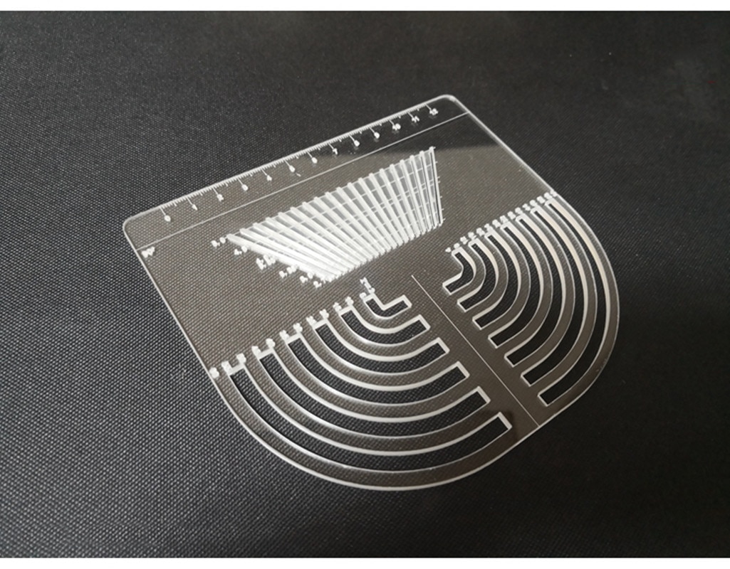 Transparent acrylic multi-function stitch hole dis... – Vicedeal