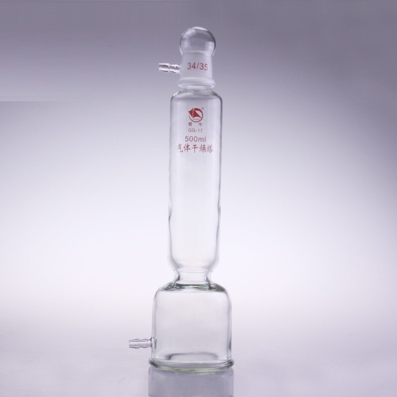 Glass gas drying tower Buffering bottles labratory... – Grandado
