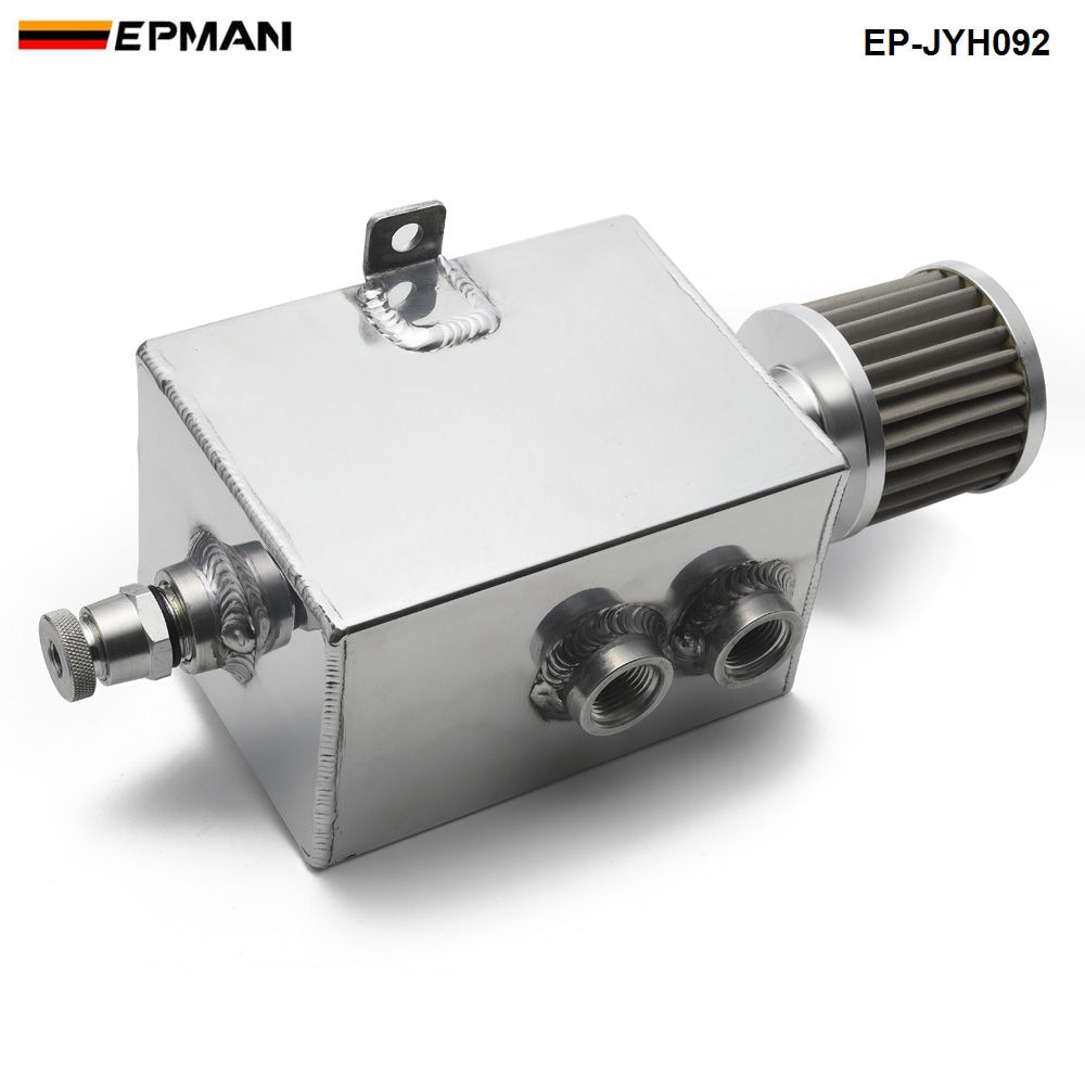 Epman Racing 2L Aluminum Universal oil catch can t... – Vicedeal