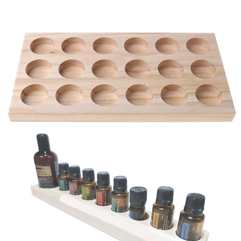 1 Pc Wooden Essential Oil Tray Handmade Natural Pi... – Grandado