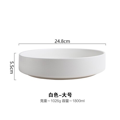 European ceramic western dish Round soup plate Des... – Grandado