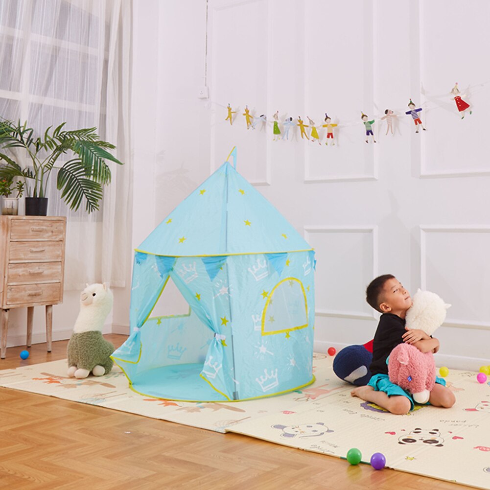 Crown Castle Polyester Kids Toys Garden Portable P... – Grandado