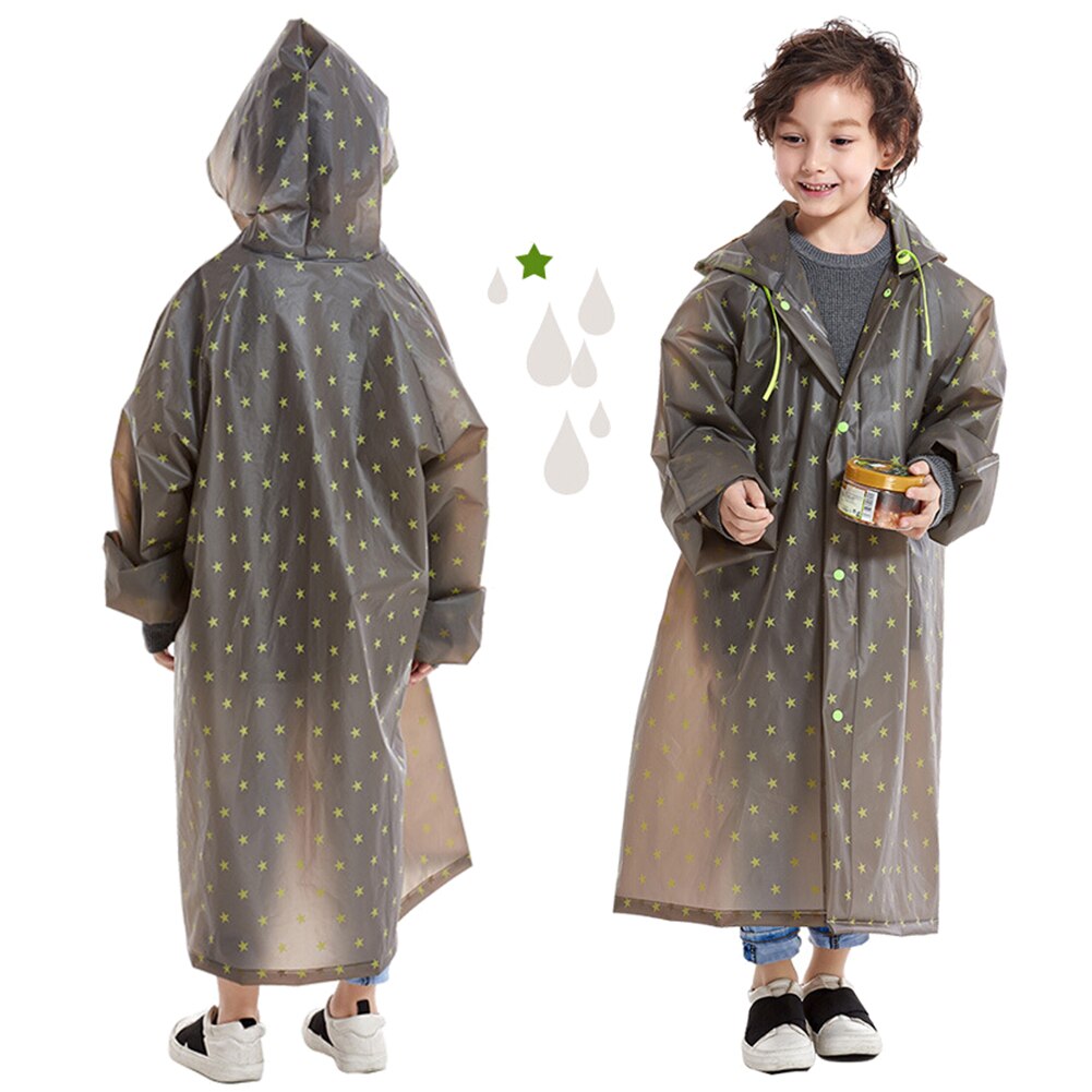 Children Raincoat Impermeable Poncho Hooded School... – Grandado