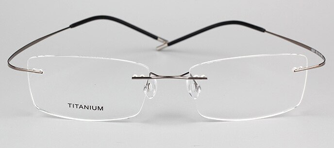 Ultralight B Pure Titanium Rimless Glasses Frame M... – Grandado