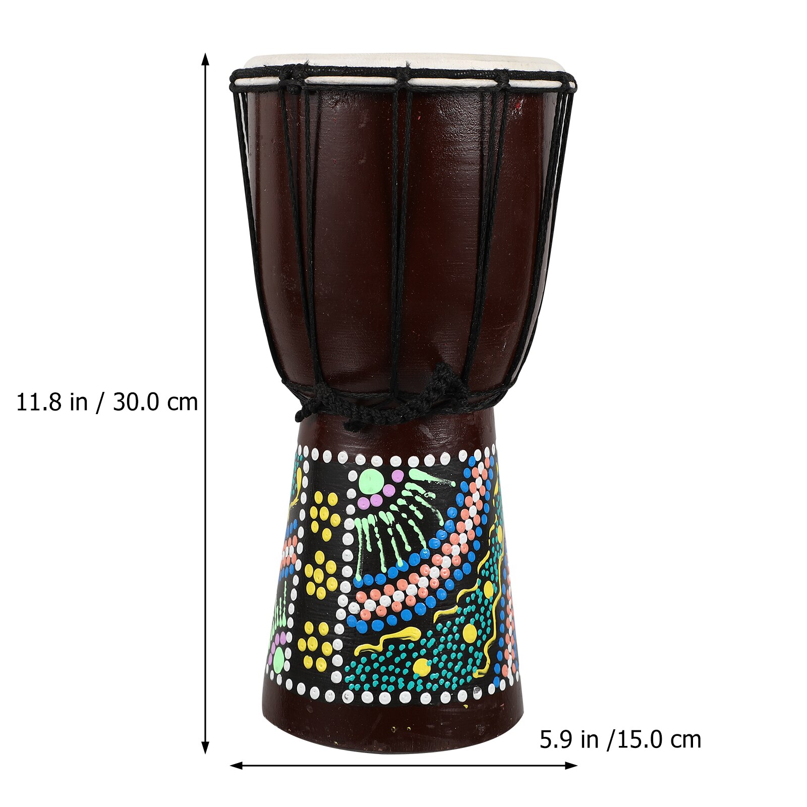 Children African Djembe Drum Wood Hand Drum Kids M... – Grandado