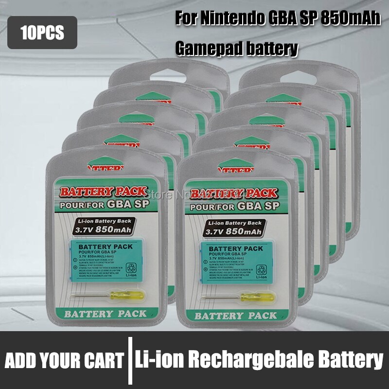 3.7V 850 mAh Rechargeable Battery for Nintend Game... – Grandado