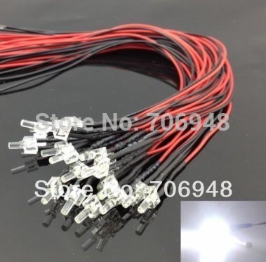 2mm Prewired Pre-Wired led light bulb red/blue/whi... – Grandado