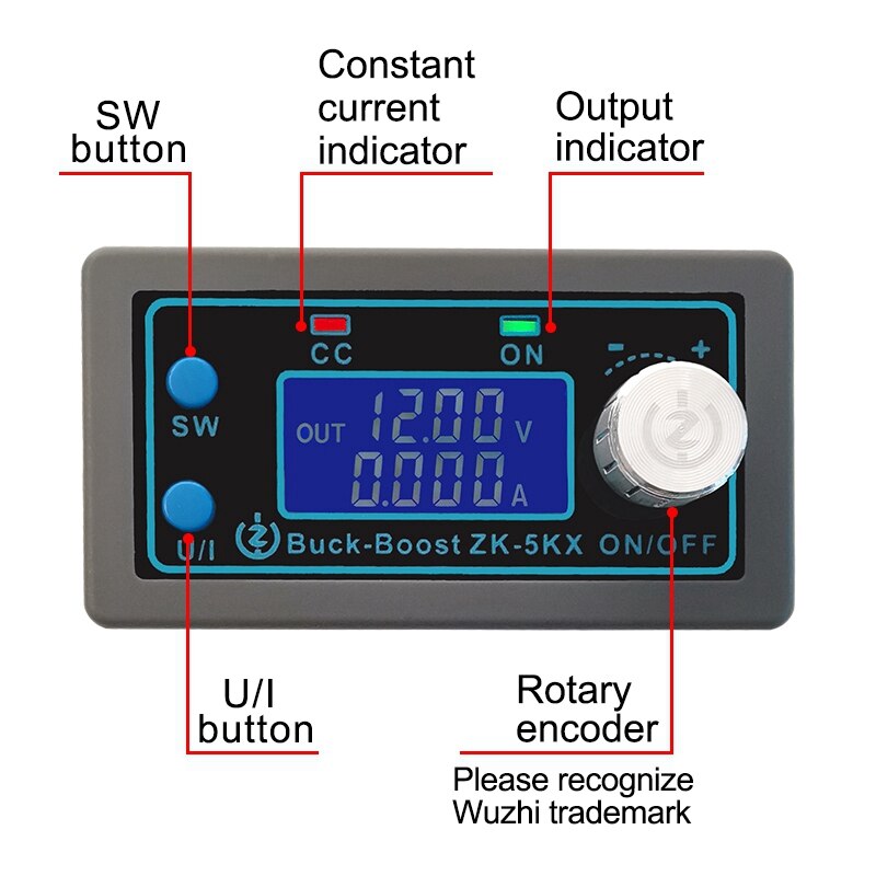 5KX 80W Boost Converter Programmable CNC DC Power ... – Grandado