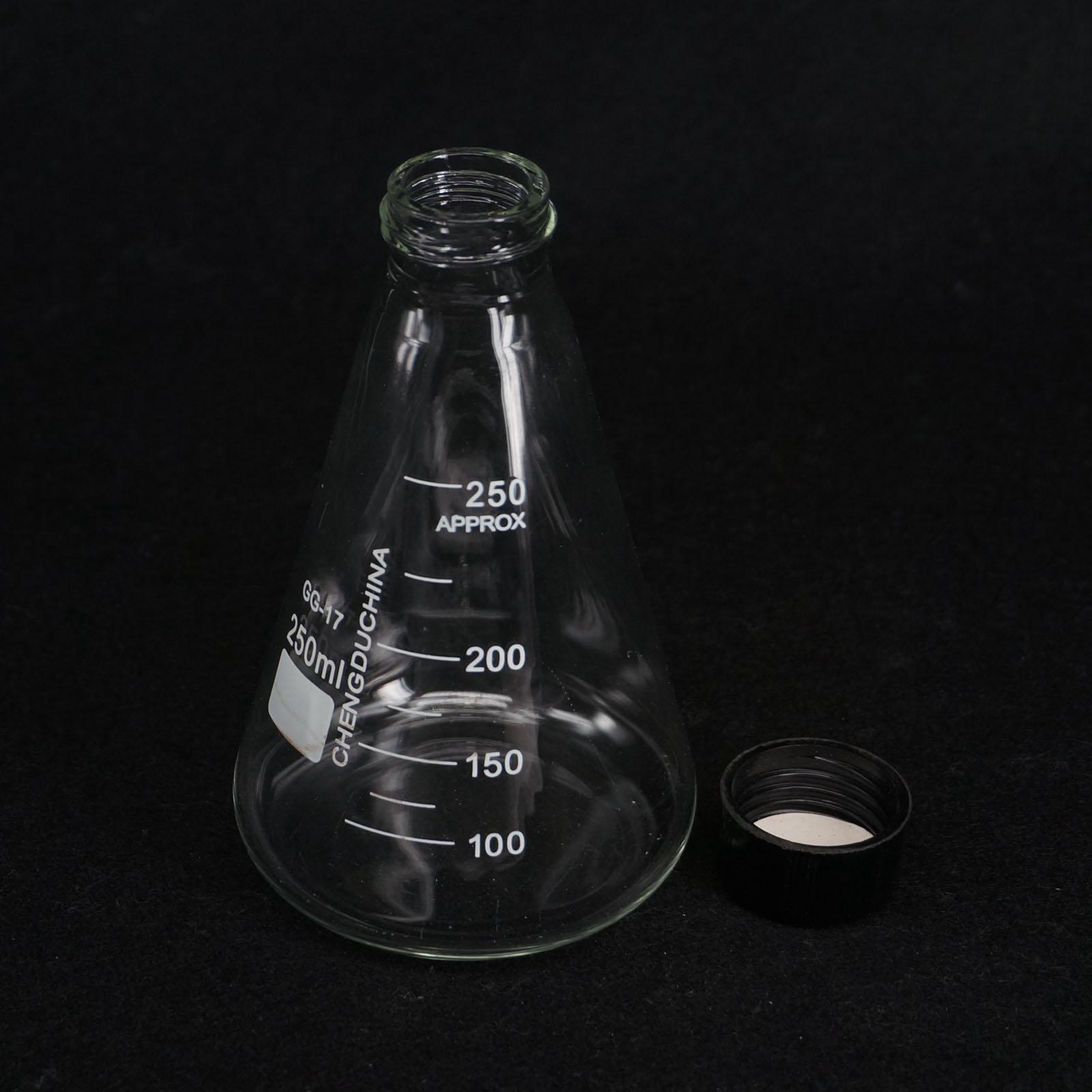 Glass 250ml Conical Erlenmeyer Narrow Mouth Screw ... – Vicedeal
