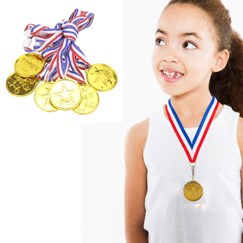 1Pc Kid 'S Party Speelgoed Plastic Gouden Medaille... – Vicedeal