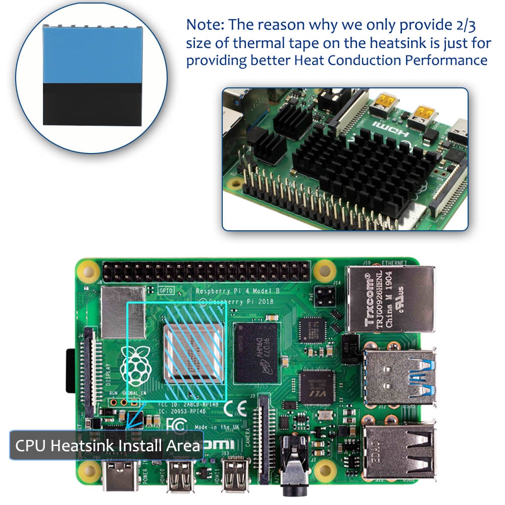 Raspberry Pi 4 Case BIFACE Aluminium Case with Coo... – Grandado