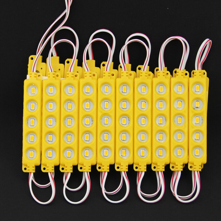 100 st/lot super ljusa led-moduler smd 5730 dc 12v... – Grandado