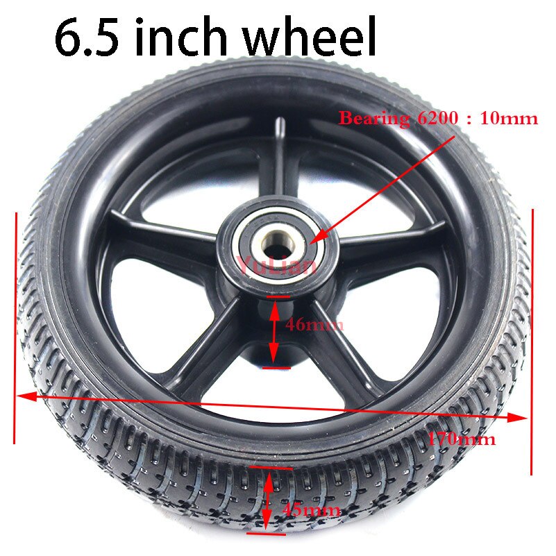 6.5 inch wheels scooter polyurethane wheels and ti... – Vicedeal