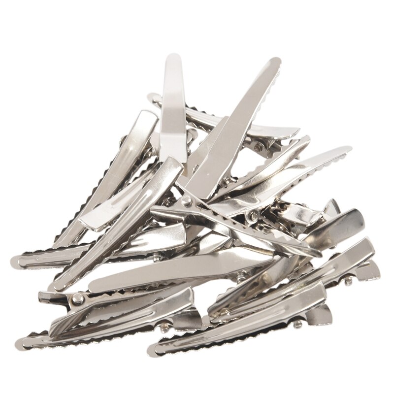 20 PC Alligator Hair Teeth Clips 45Mm For Bows Bar... – Grandado