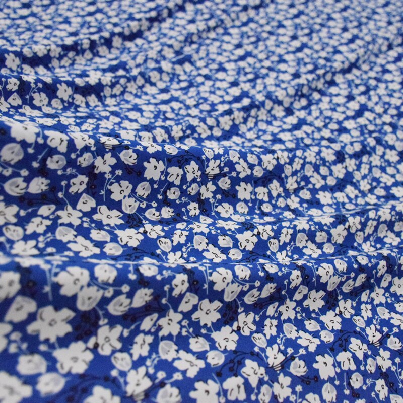 Half Meter High Grade Blue Bottom With White Flowe... – Grandado