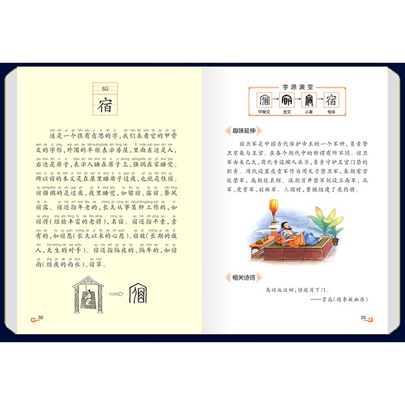 6book/set Chinese Character Story books Learning s... – Grandado