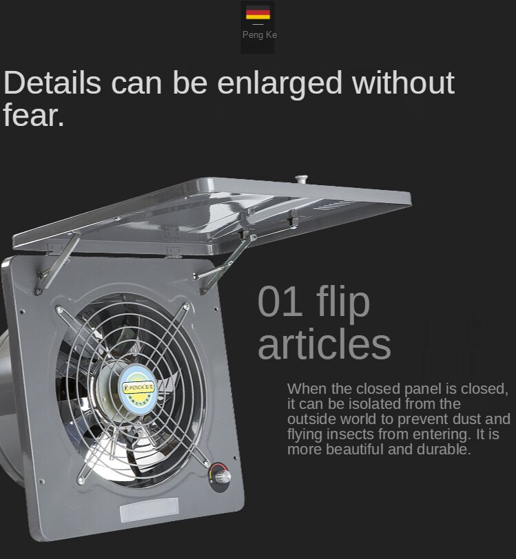 10inch High Speed Exhaust Fan Kitchen Inline Hangi... – Vicedeal