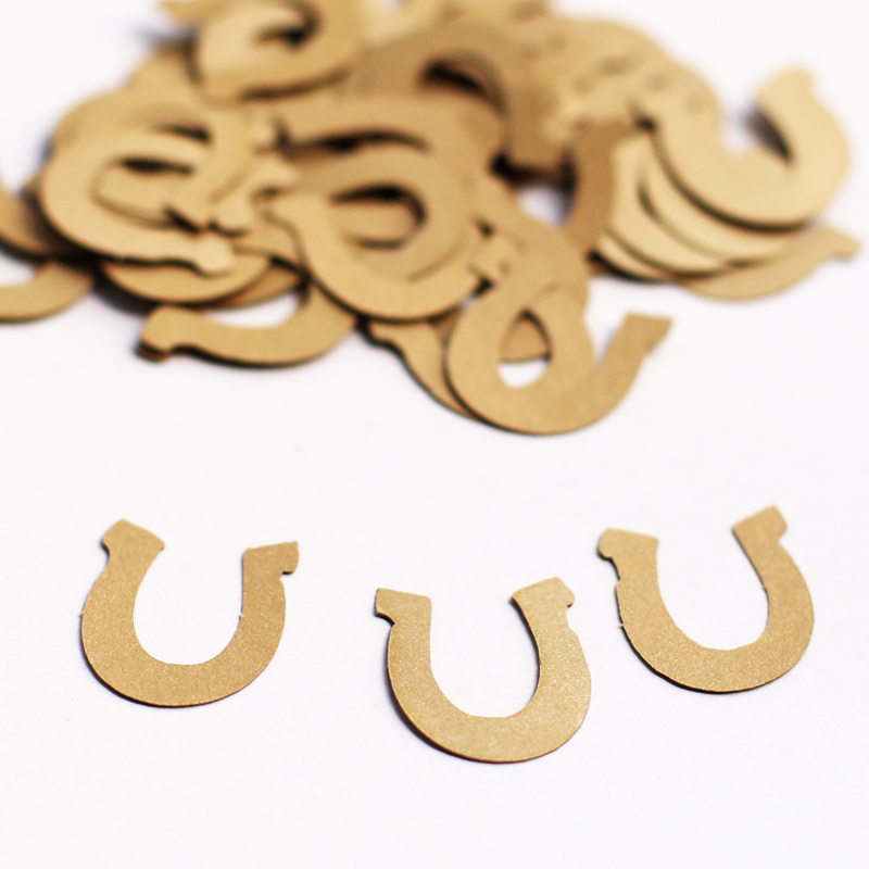 Western rodeo hoefijzers confetti, cowboy die cuts... – Grandado