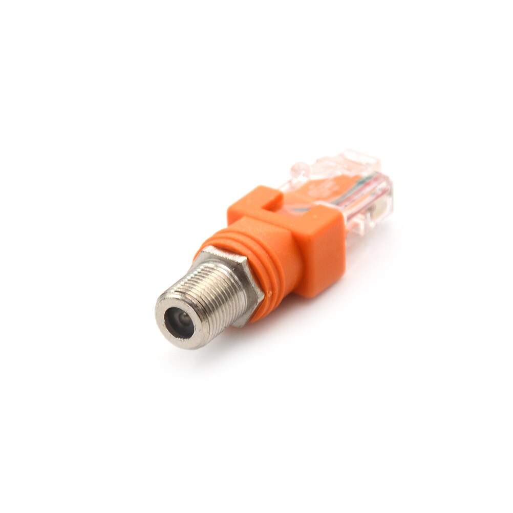 F-Type Connector RF Female To RJ45 Male Coaxial Ba... – Grandado