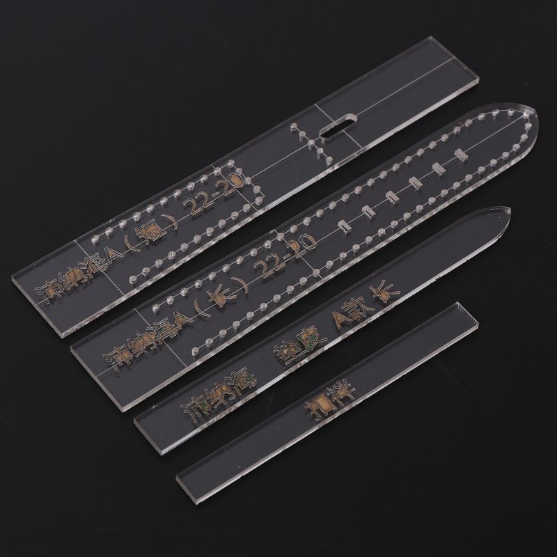 4Pcs/Set Transparent Acrylic Watch Strap Band Sten... – Grandado