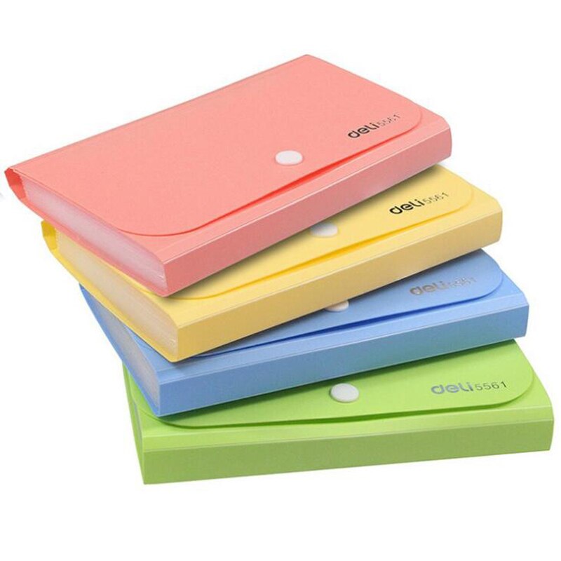 Plastic Candy Color A6 File Folder Small Document ... – Grandado