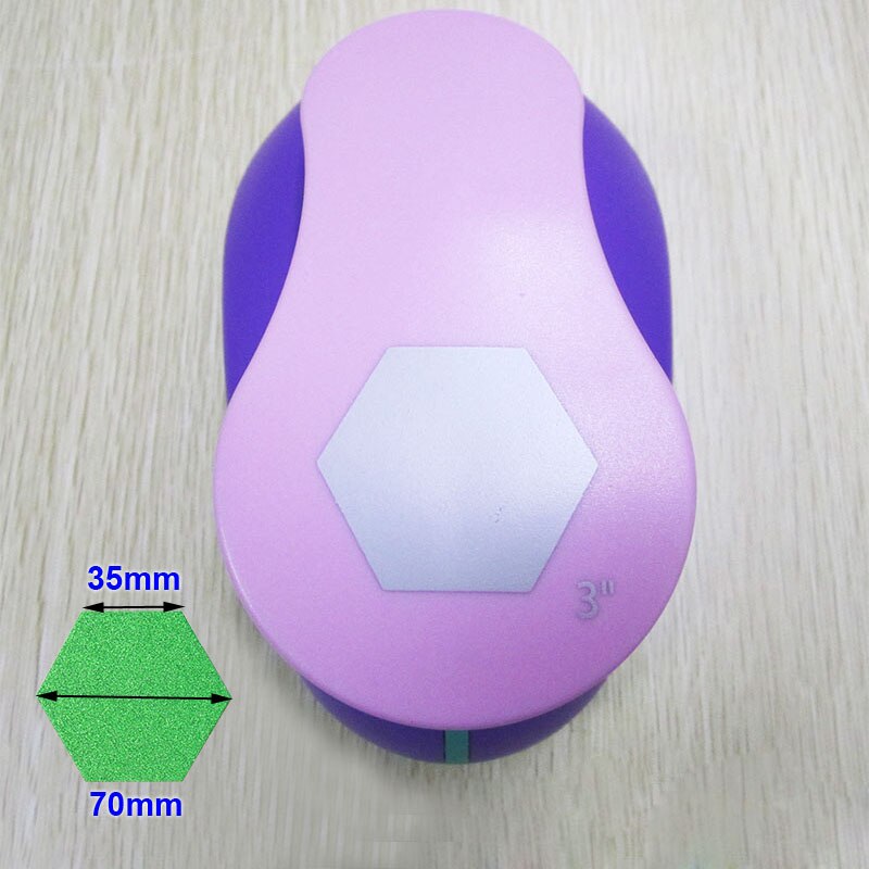 3" hexagon shaped eva foam punch scrapbooking... – Grandado