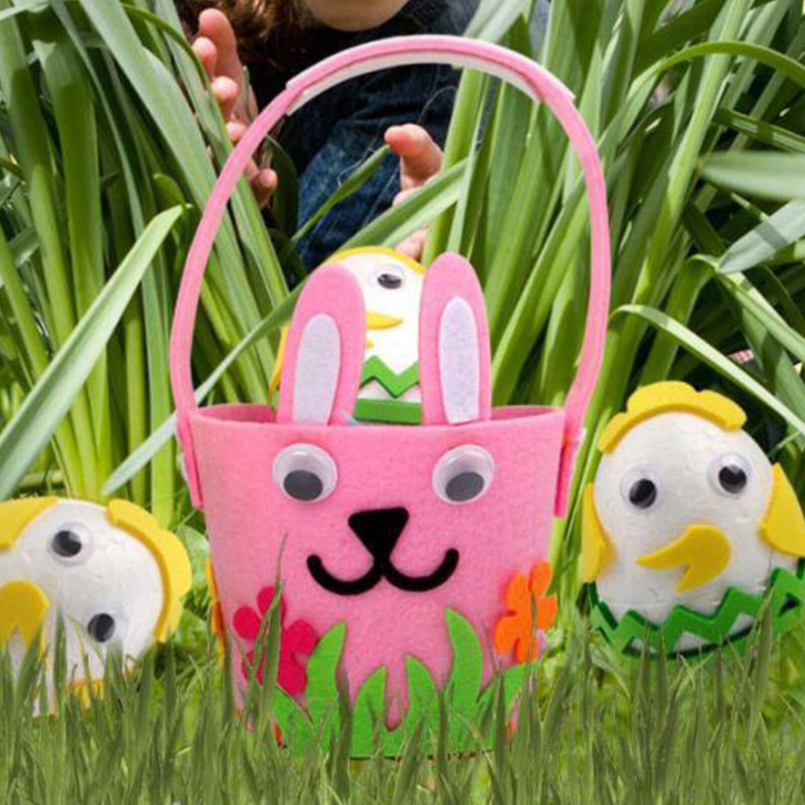 Easter Bunny Baskets Bags, Easter Egg Hunt Bunny B... – Grandado