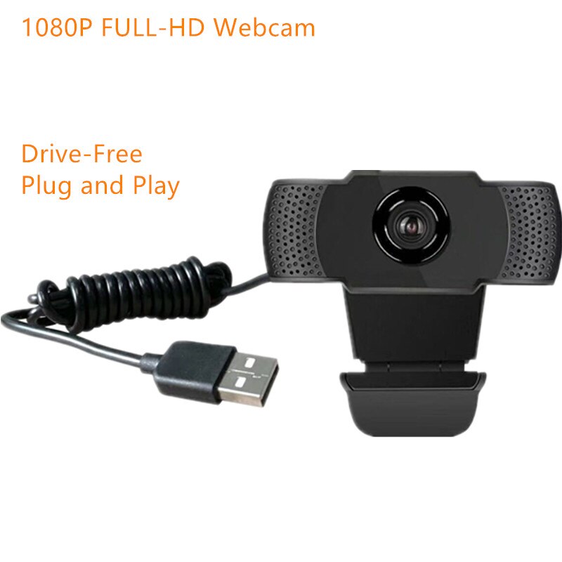 Super 1080P HD Webcam Web Camera Built-in Micropho... – Grandado