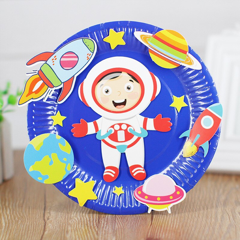 Children Kids Funny Toys Paper Plate Art Crafts DI... – Grandado