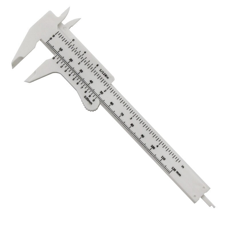 Double Scale Plastic Vernier Caliper Ruler Measuri... – Grandado