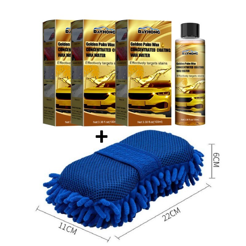 Golden Carnauba Car Wash Wax Super Gloss Ceramic W... – Grandado