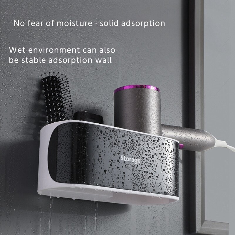 Wall-Mounted Storage Racks No Trace Stickers Sucti... – Grandado