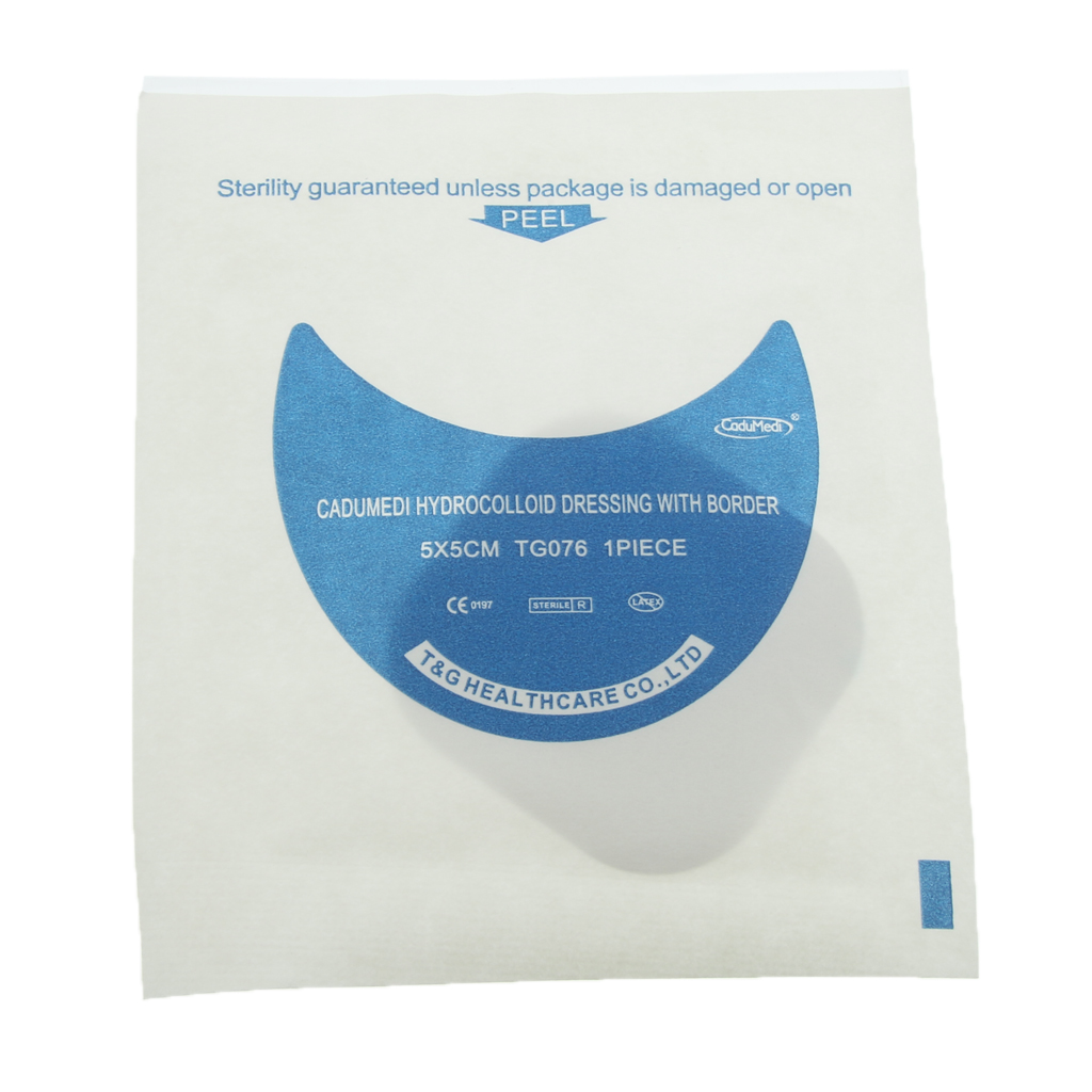 Bordered Hydrocolloid Dressing 2x2" For Wound... – Vicedeal