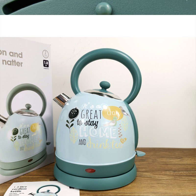 Electric kettle 1.8L color printing kettle 1850W f... – Vicedeal