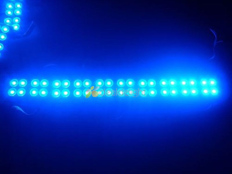 20 stks DC 12 V 4 Leds 5050 SMD Blauwe kleur Water... – Vicedeal