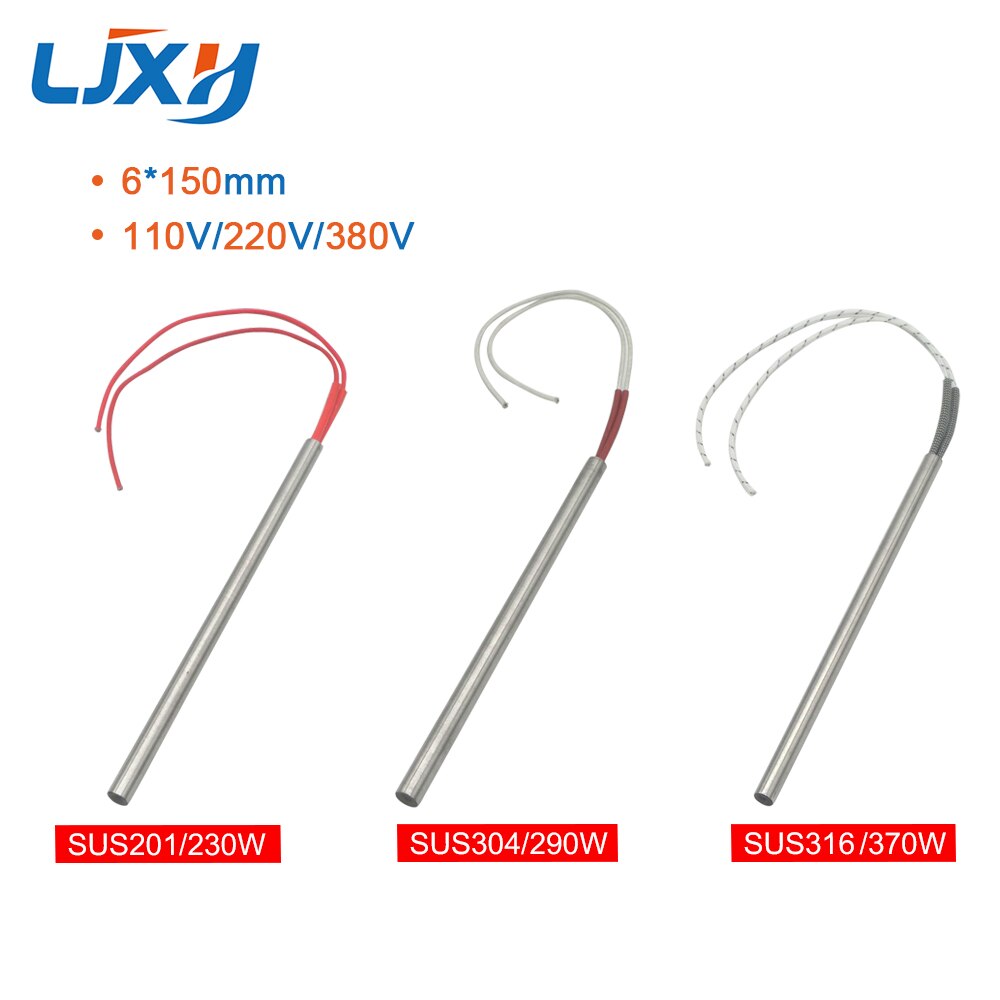LJXH Cartridge Heater Heating Elements 6x150mm 110... – Grandado