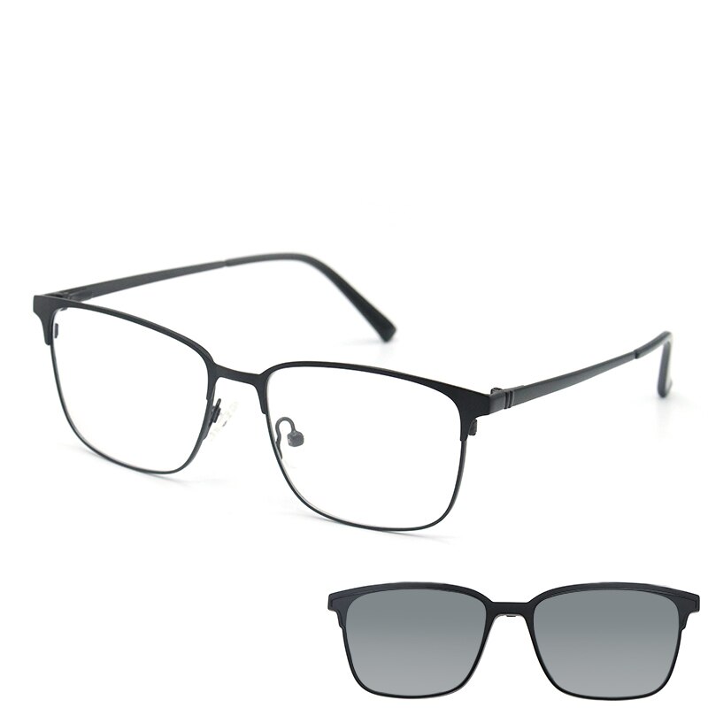 brand square Rectangular Metal Prescription Eyegla... – Grandado