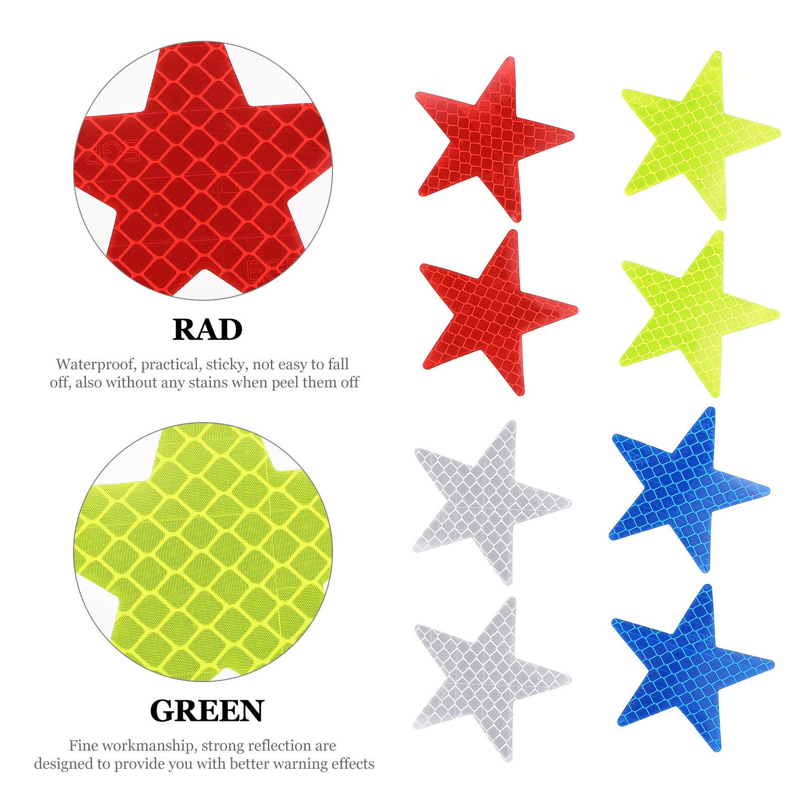 20pcs Delicate Car Bumper Decals Stylish Warning D... – Grandado