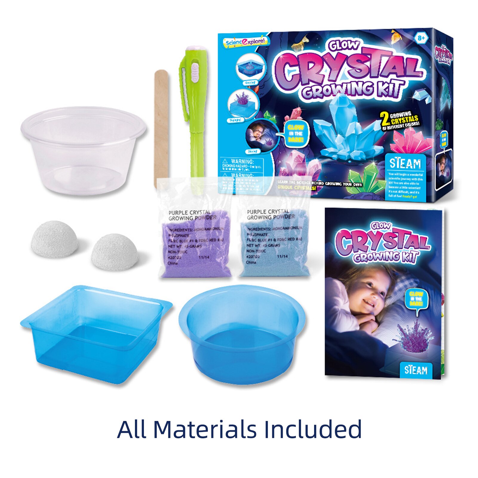Crystal Growing Kit STEAM Chemical Science Experim... – Grandado