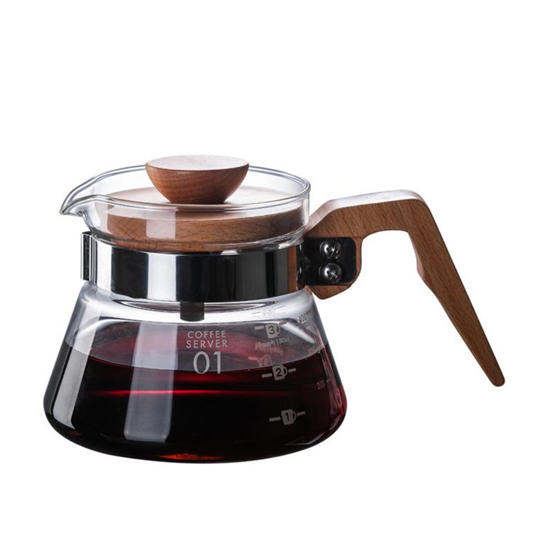 High Borosilicate Glass Hand Coffee Pot High Tempe... – Vicedeal